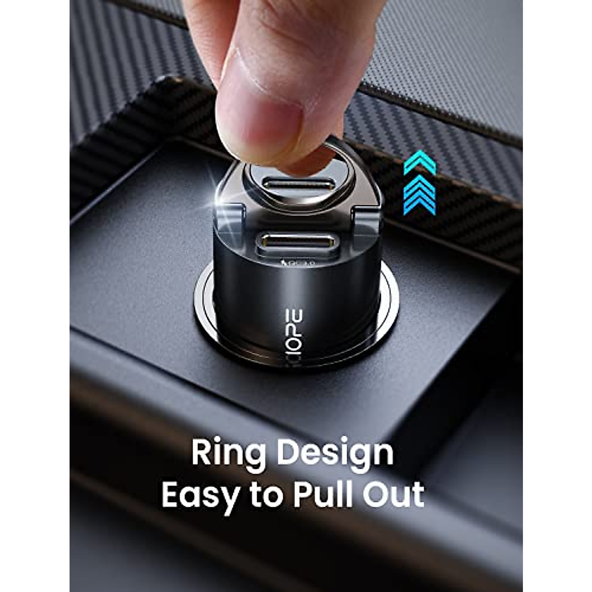 USB C Car Charger Adapter, AINOPE 72W USB C Car Faster Charger with Mini and All-Metal Body, PD 36W & QC 36W Type C Car Charger Compatible with Magsafe Car Mount, iPhone 14/13/12, iPad Pro, PPS 25W