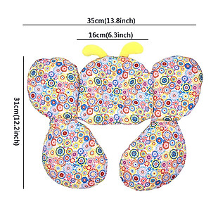 Jitejoe Baby Travel Pillow, Infant Head and Neck Support Pillow for Car Seat, for 0-4 Years Old Baby, Pushchair, Kid's Neck Pillow, Soft and Skin Friendly, Baby Neck Pillow