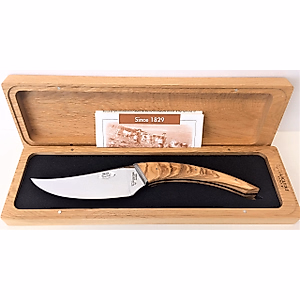 Laguiole en Aubrac Handmade Cheese Knife 'Le Buron' KMF99OLI/LZB1 Olivewood Handle