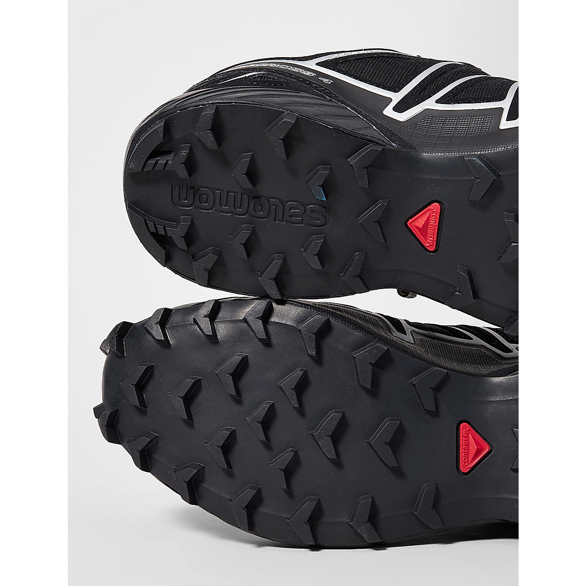 Salomon Men's Speedcross 4 GTX Trail Running Shoes, Black/Black/SILVER METALLIC-X, 10.5