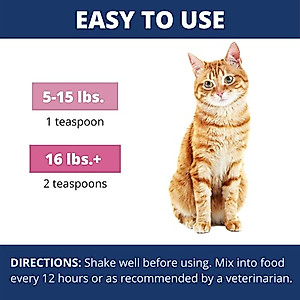 Under the Weather Anti-Diarrhea Liquid for Dogs and Cats - Soothe Your Pet's Upset Stomach and Provide Relief from Diarrhea - (4 oz Bottle) (for Cats (4Oz))