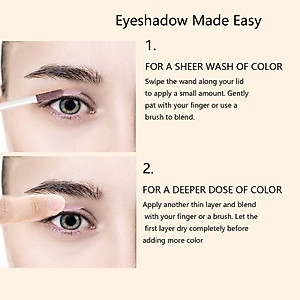 Liquid Eyeshadow Makeup Eyeshadow Primer Matte Eyeshadow Crayon Pencil Waterproof Quick Dry Long Lasting Highlight and Shadow Pen Perfect Makeup (Nude Purple 1#)