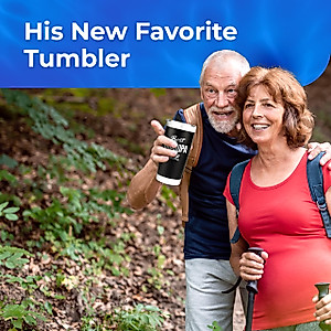 SassyCups Best Grandpa Ever Tumbler - For Grandpa - Best Grandpa Gifts - Personalized Vacuum Insulated Coffee Tumbler Cup - Stainless Steel Travel Mug With Lid - Grandpa