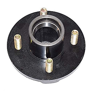 Rigid Hitch Incorporated Trailer Hub Kit (BT-100-F) 4 Bolt on 4 Inch Circle - Fits 1" and 1-1/16" Spindle