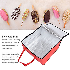 Food Warmer Bag Insulated Food Delivery Bag Pizza Delivery Bag(12-inch heightening（40*40*45CM）)