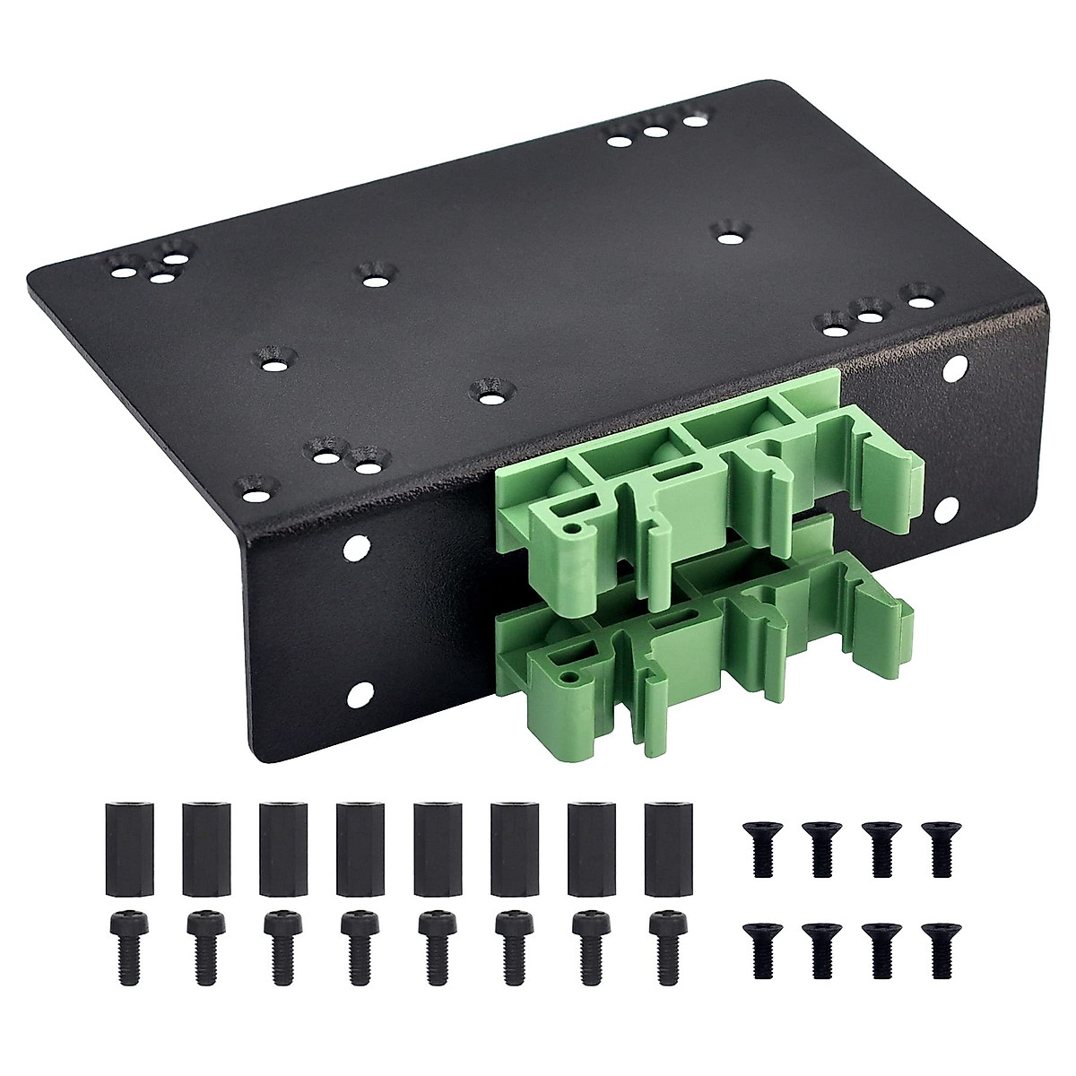 DIN Rail Mount Bracket for Raspberry Pi 1A+ 1B+ 2B 3B 3B+ 4B Zero, UNO Mega-2560 BeagleBone Black