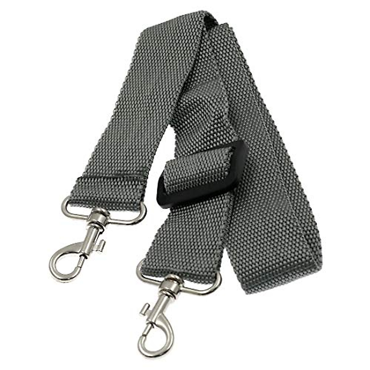 Hordion Snare Drum Sling Strap Belt Adjustable Nylon Shoulder Strap for Marching Band, Grey