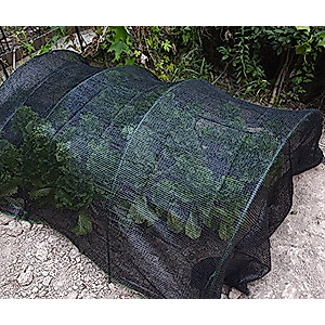 40% Black 6.5'x16' Sun Mesh Net Sunblock Shade Cloth Cover UV Resistant for Garden Flower Car Plant Cover Patio Canopy Pergola Greenhouse