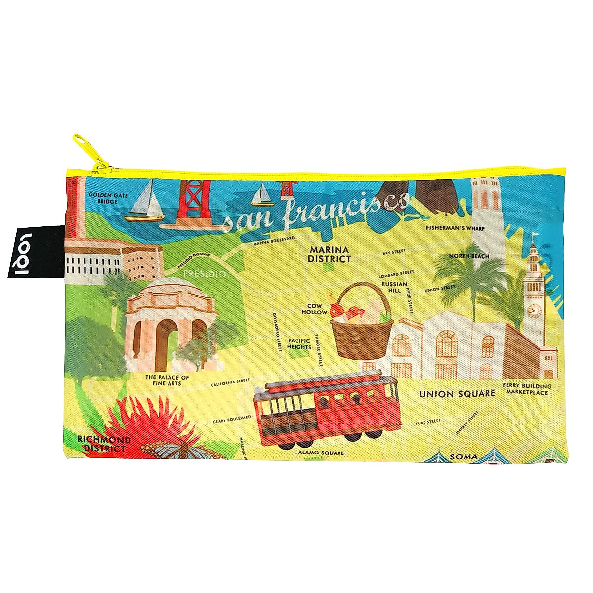 allydrew LOQI Urban Cities Zip Pockets (Set of 4)