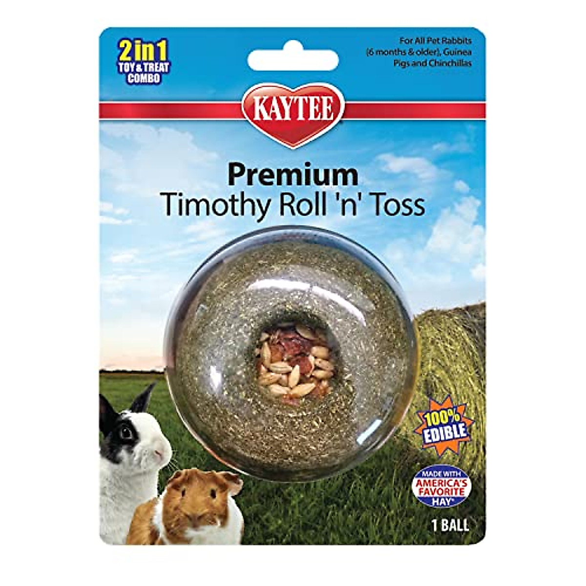 Kaytee Timothy Roll n Toss Toy and Treat