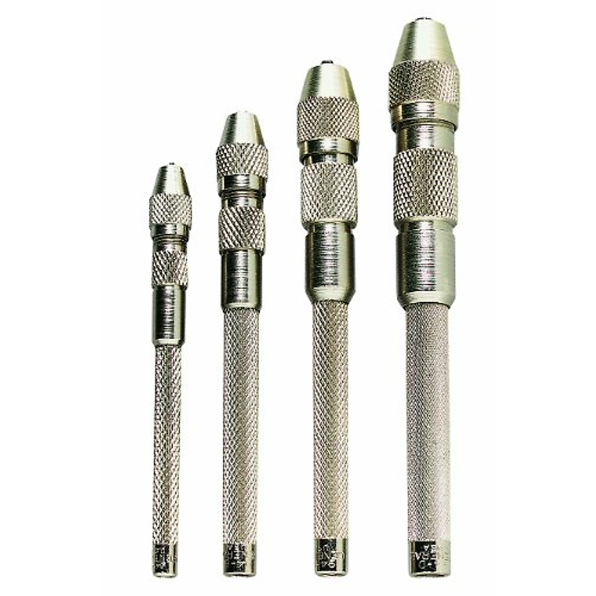 General Tools S94 Single End Pin Vise Set,Silver