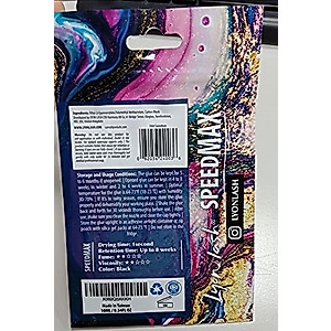 Lyon Lash SPEEDMAX Eyelash Extension Glue | 0.3-1.3 Sec Dry Time | Up to 8 Weeks Retention | Black Adhesive Supplies for Professional Use | (10ml/0.34 fl. Oz)