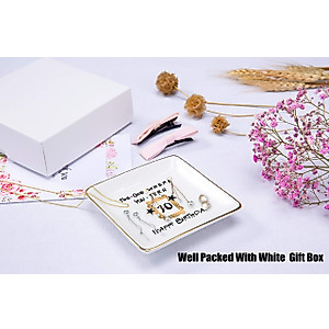 The One Where You Turn 30 Happy Birthday-Funny 30th Birthday Gift for Women,Her,Sister,Daughter,Best Friend,Coworker -Turn Thirty Gift-Ceramic Jewelry Holder Ring Dish Trinket Box Tray-Friends TV Show