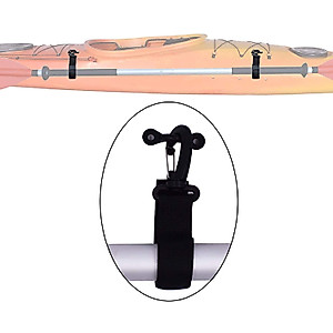 MOPHOEXII Kayak Paddle Holder,Kayak Paddle Clip,Kayak Paddle Storage Clip/Paddle Board Accessories, Inflatable Boat Paddle Storage, Set of 4 Paddle Clips