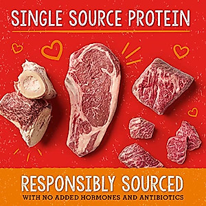 Stella & Chewy’s Freeze Dried Raw Super Beef Meal Mixer – Dog Food Topper for Small & Large Breeds – Grain Free, Protein Rich Recipe – 3.5 oz Bag