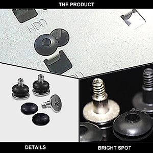 60 Pcs Hard Disk Damping Screw DIY Hard Drive Screw Hard Drive Screws Electronic Repair Screw Motherboard Screw Computer Screw Laptop Screw Hard Drive Repair Screw