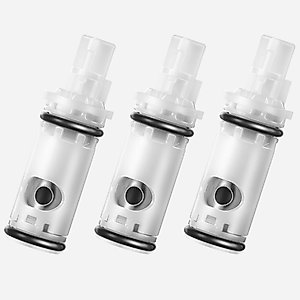 Enhon 3 Pack Faucet Cartridge Replacement Kit Compatible with Moen 1224 1224B Double Handle Faucets and Tub Showers, Durable Brass and Plastic