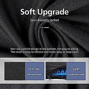 Gel Seat Cushion, Super Large Gel Cushion Chair Pads with Non-Slip Cover for Home Office Car Seat Wheelchair, Soft Breathable Honeycomb Seat Cushion for Relieve Hip Pain, As Seen On TV