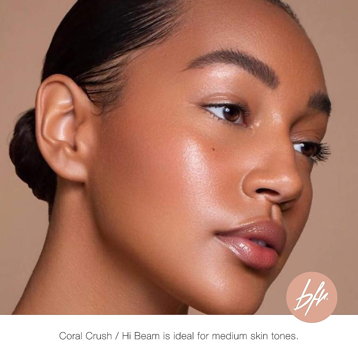 Beauty For Real Blush + Glo, In the Pink + Get Lit - Blush + Highlighter Stick - Cream-to-Powder Mineral Formula - Provides All Day Wear - Organic, Vegan - 0.32 oz