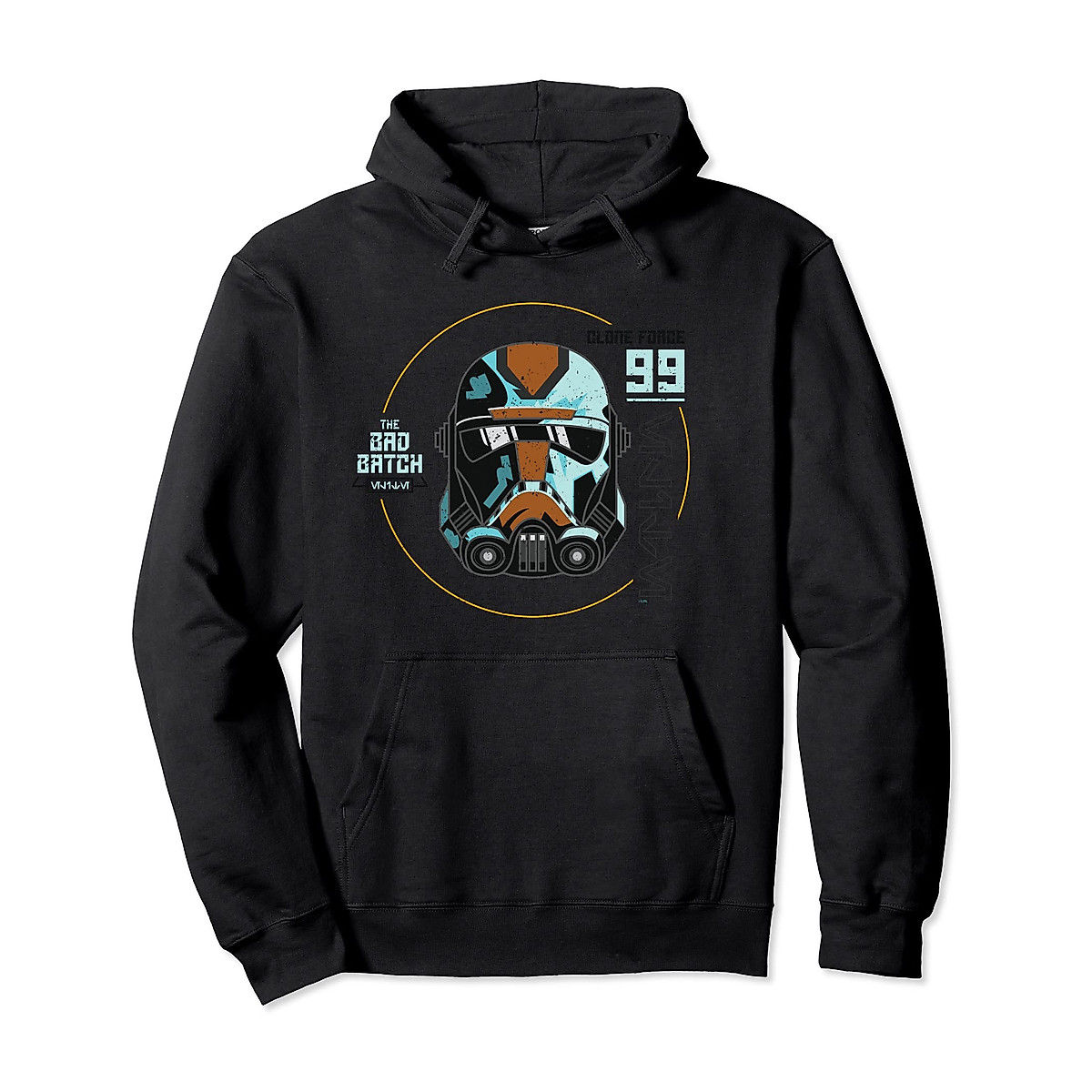 Star Wars The Bad Batch Season 2 Hunter Helmet Elite Pullover Hoodie
