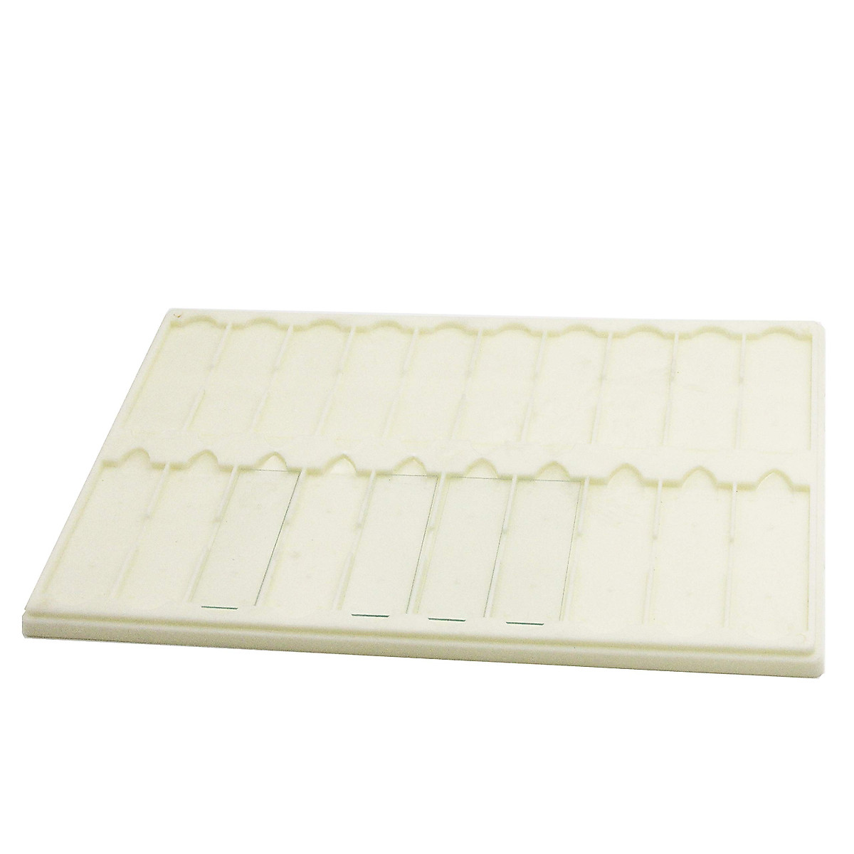 Plastic Microscope Slide Tray; 20 Capacity, Pack of 4