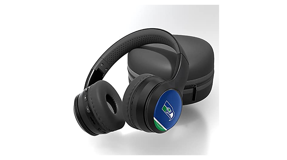 Seattle Seahawks Wireless Bluetooth Headphones - Official NFL Gear