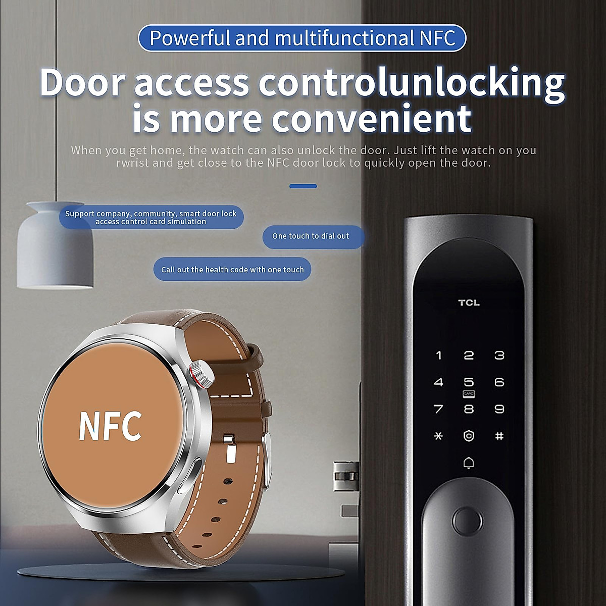 Dico Das Smart Watches with Bluetooth Call(Answer/Dial Calls), Sleep Monitor for iPhone/Android Phone,IP68 Waterproof(Black Circle)