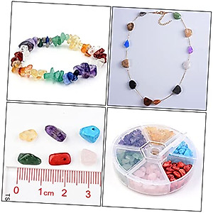 Veemoon 1 Box DIY Accessories Crystal Chips Ear Peircing Kit Mini Chips DIY Jewelry Beads Gemstone Chips DIY Anklet Beads DIY Jewelry Supplies DIY Making Beads Decorative Beads Accessories