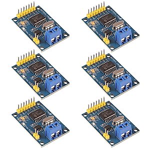 AITRIP 6PCS MCP2515 CAN Bus Module TJA1050 Receiver SPI Module Compatible with Arduino AVR 51 MCU ARM Controller Development Board TE534
