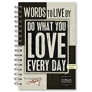 2021 Words to Live By 16-Month Weekly Planner