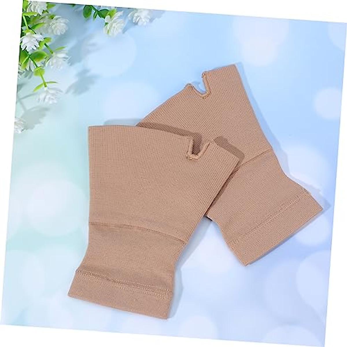 SOESFOUFU 2 Pairs Thermal Gloves Compression Gloves Compression Wrist Sleeves Trigger Thumb Brace Tennis Hand Brace Compression Gloves Brace Wristband Bracket Sports Splint Miss