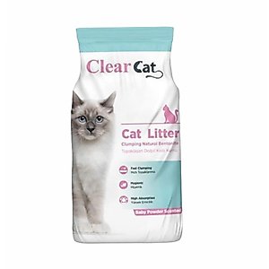 CLEARCAT Baby Powder Scented CAT Litter 5 LT. (10 LBS)