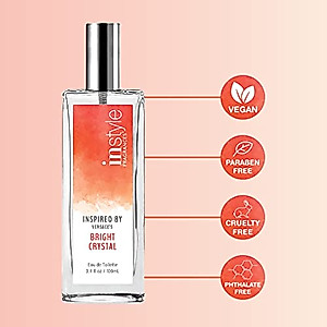 Instyle Fragrances | Women’s Eau de Toilette | Vegan, Paraben & Phthalate Free | Never Tested on Animals | 3.4 Fl Oz