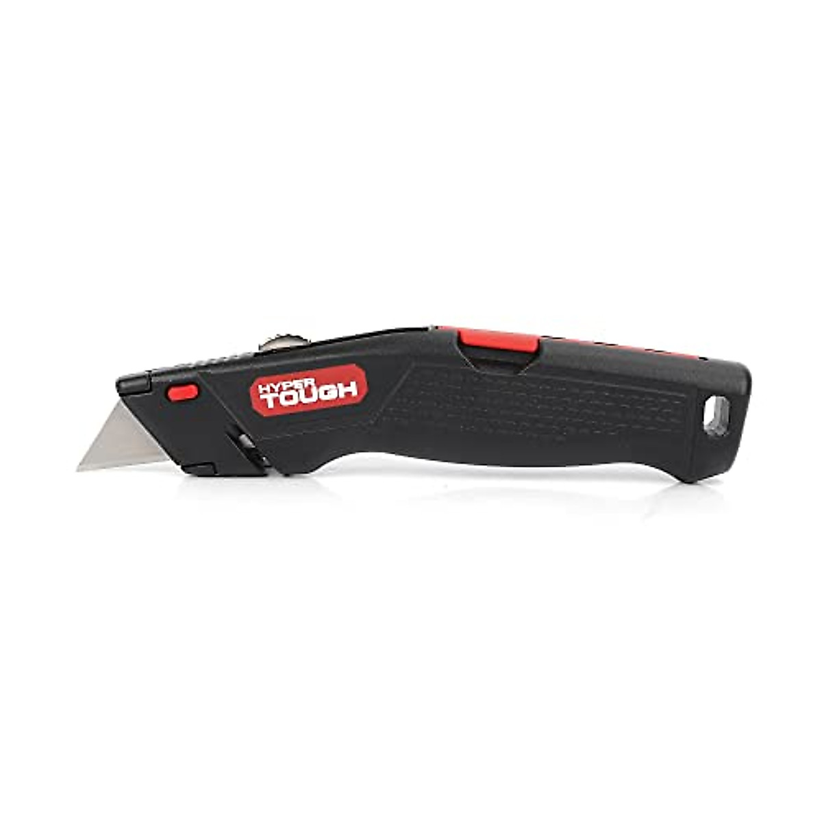 Hyper Tough QUICK-CHANGE RETRACTABLE UTILITY KNIFE + 3-BLADES Aluminum Body