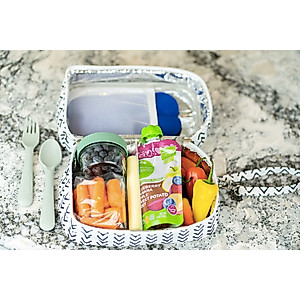 Breastmilk Cooler Bag with Ice Pack - Insulated Breast Milk Cooler Travel Bag - Small Breastmilk Storage Bag Cooler with Detachable Wrist Strap