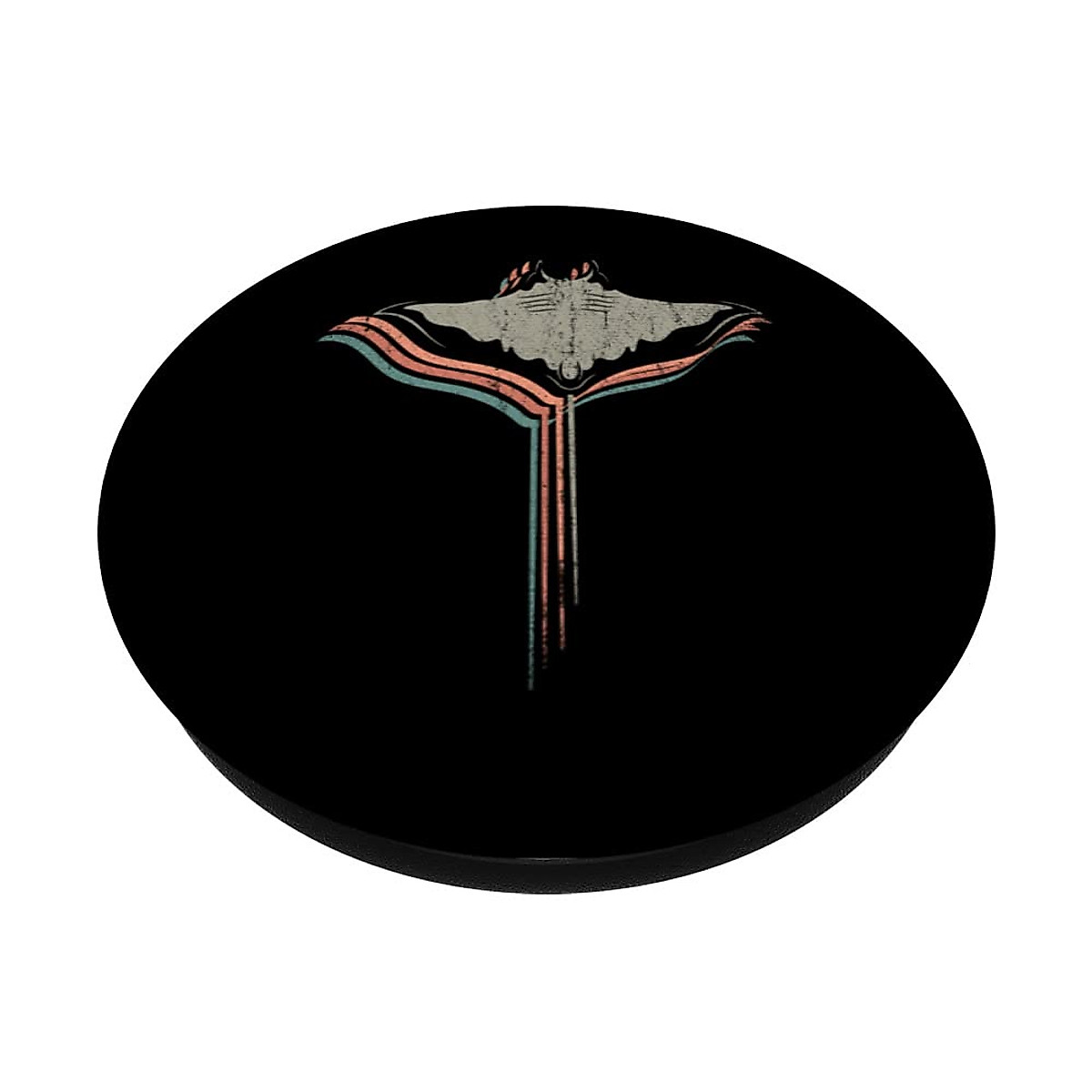 Ocean Animal Lover Aquarist Stingray Retro Manta Ray PopSockets Swappable PopGrip