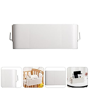Toyvian Diaper Organizer Box Baby Crib Hanging Diaper Caddy Diaper Storage Bin Nursery Organizers for Changing Table Crib Baby Stroller