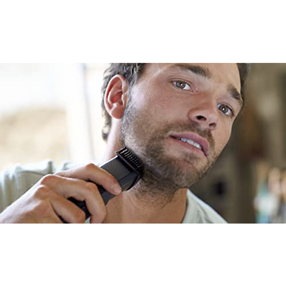 Philips Norelco Beard Trimmer and Hair Clipper, Cordless Grooming, Rechargeable, Adjustable Length, Beard Trimmer and Hair Clipper, No Blade Oil Needed, BT3210/41