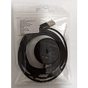 Watch Charger for Galaxy Watch 5 Pro/5/4/3/Active 2/1/Galaxy Watch, USB C Charging Cable Compatible for Samsung Galaxy S22/S21/S20/S10/Note 20/10/9/8 and More,5 ft 2 in 1 Charger Cable