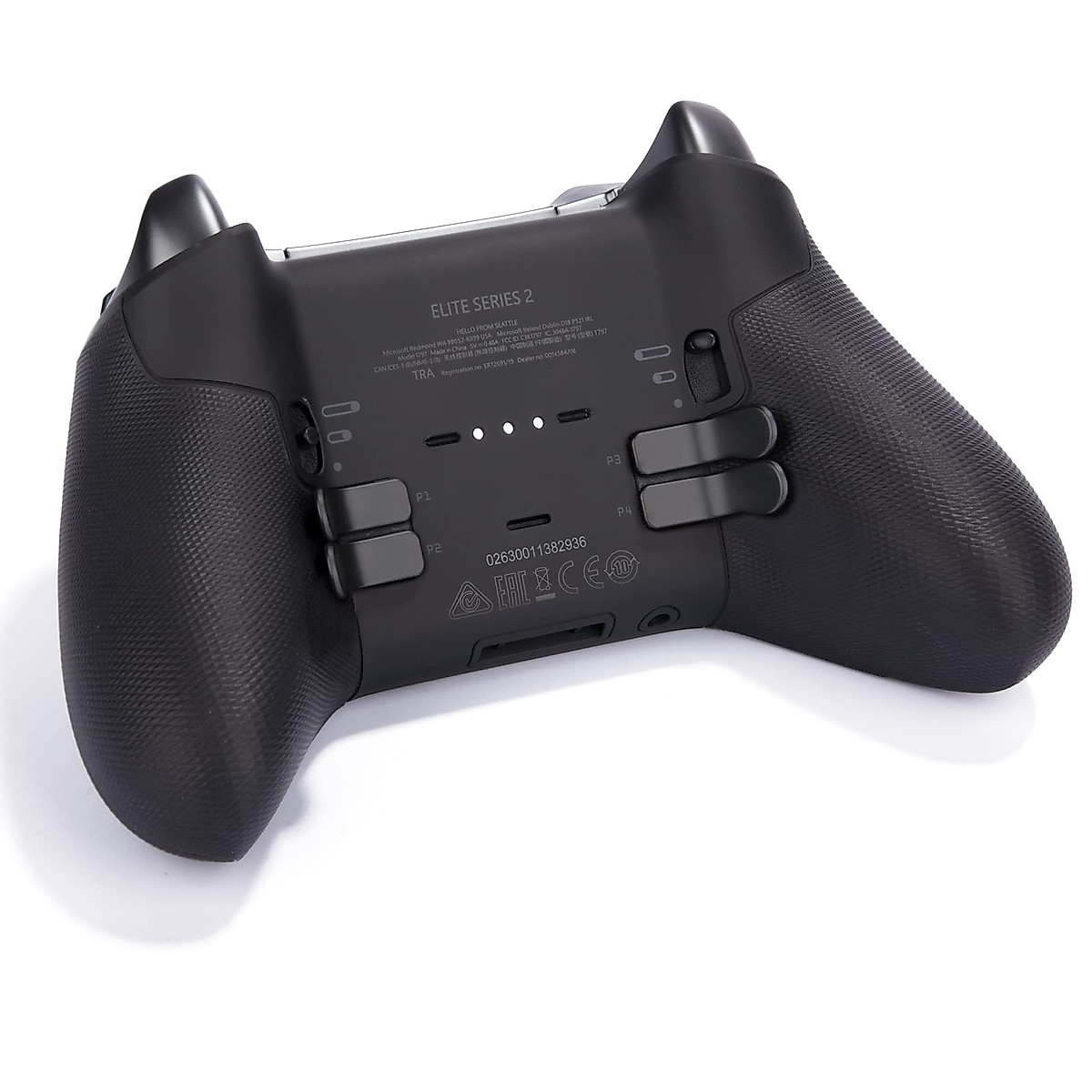 TOMSIN 4 pcs Mini Paddles for Xbox Wireless Elite 2 Controller,Metal Stainless Steel Back Paddles Replacement Parts for Xbox One Elite Controller Series 2 Model 1797 (Black)