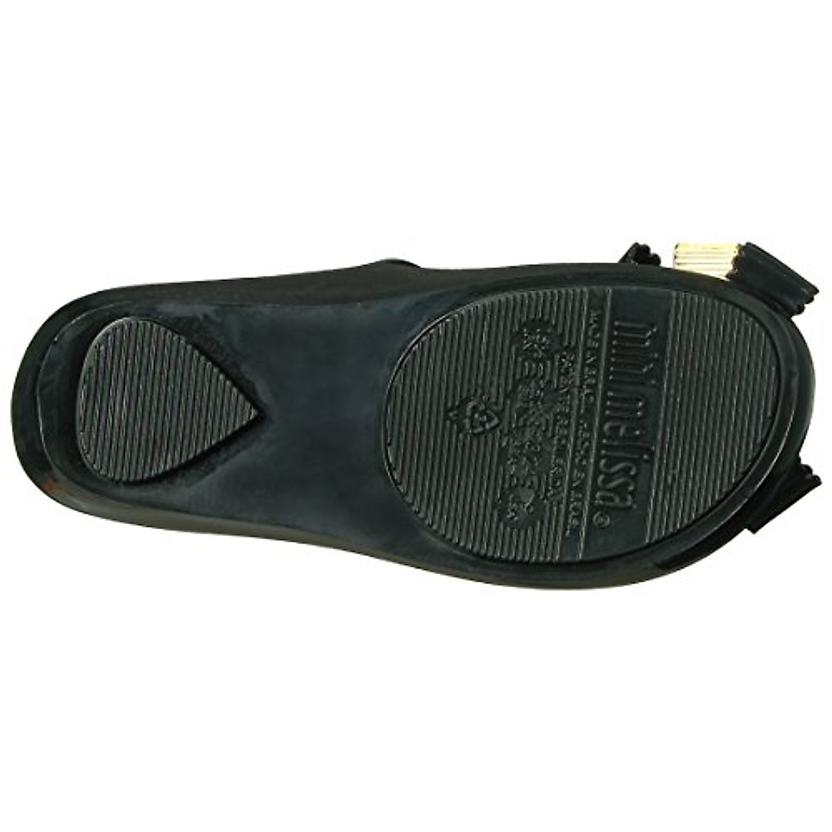 Mini Melissa Kids' Mini Ultragirl Sweet Iv Mary Jane Flat,Black,10 Regular US Toddler