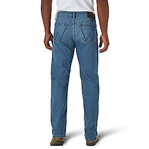 Wrangler Men's Free-to-Stretch Regular Fit Jean, Naval, 38W x 29L