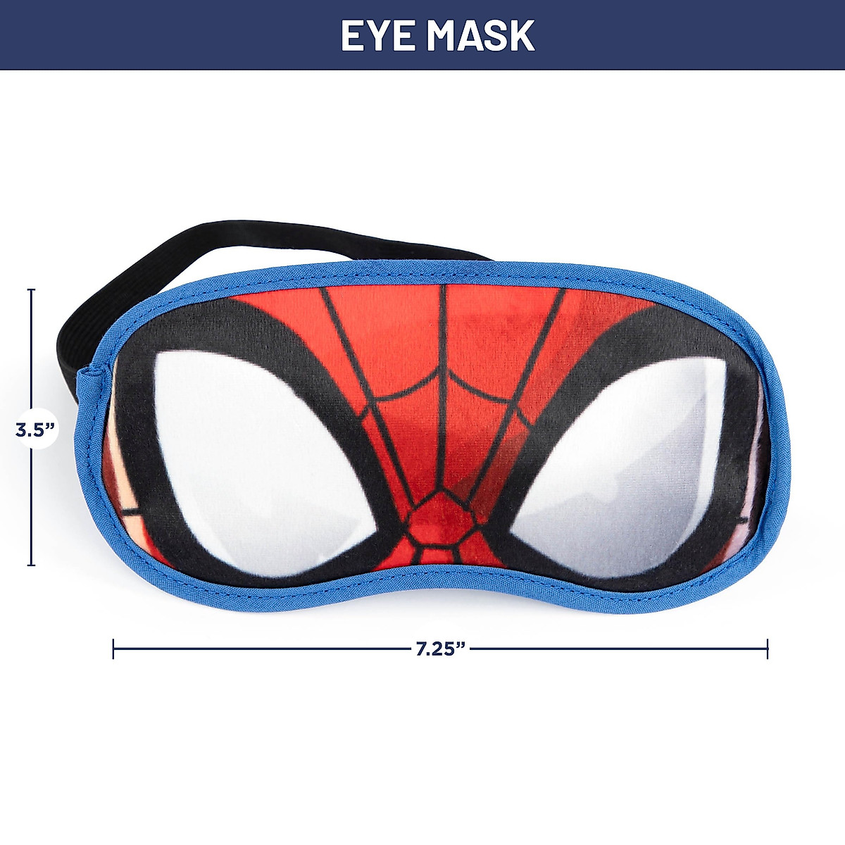 Jay Franco Marvel Spiderman 3 Piece Sleepover Set - Cozy & Warm Kids Slumber Bag with Pillow & Eye Mask (Official Marvel Product)