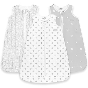 Baby Sleeping Bag Sack – Infant Sleeping Bags 12-18 Months – 3 Pack - Cotton Wearable Blanket Baby Sleep Bag – Unisex Zip Up Baby Bag for Sleeping for Boys & Girls – Breathable Bag Sleepers for Babies