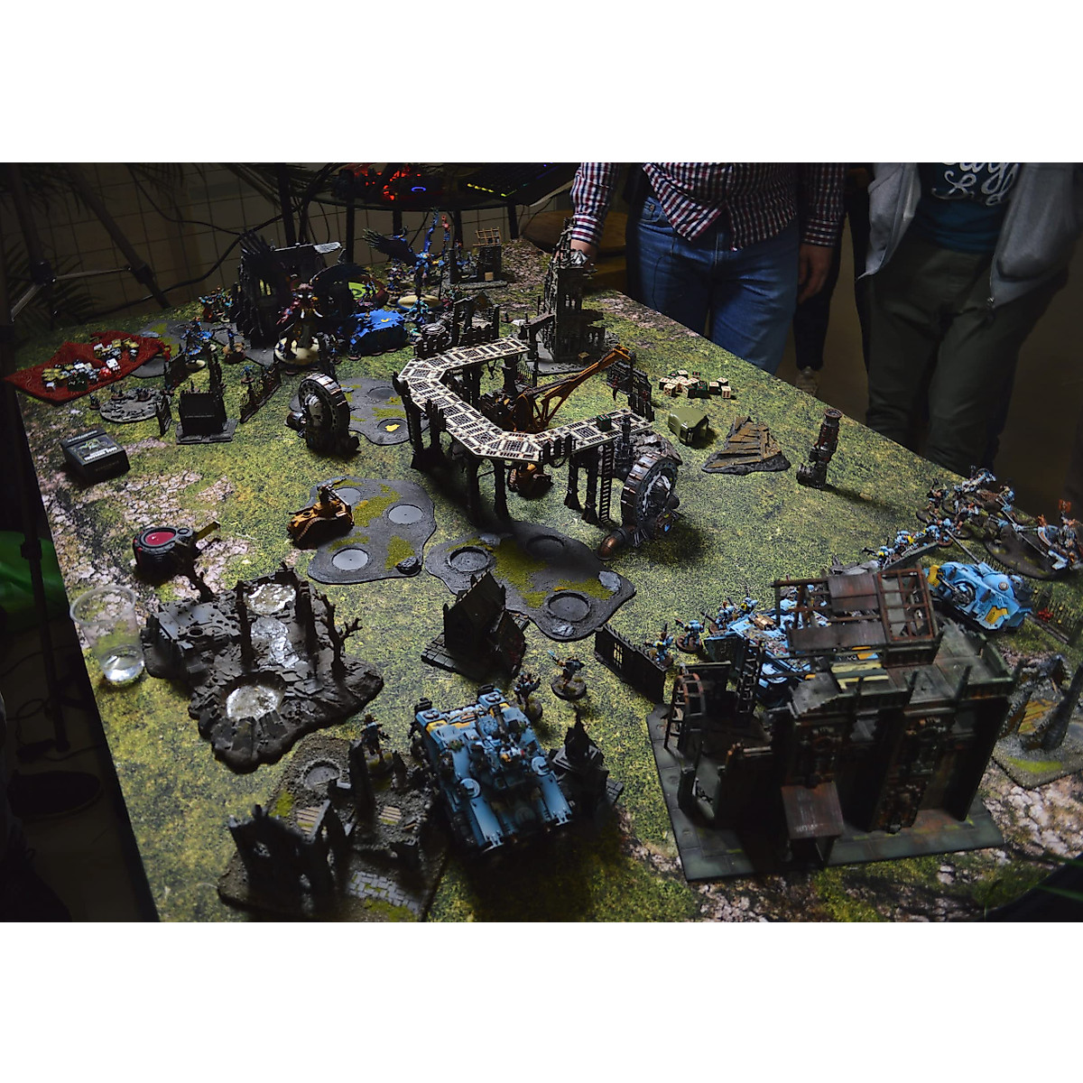 Warzone Studio 6’ x 4’ Double-Sided Rubber Battle Mat: Deserted Heart + Homeland + Bag