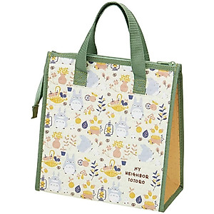 Skater My Neighbor Totoro Thermal Insulated Lunch Bag with Zip Closure - Foraging