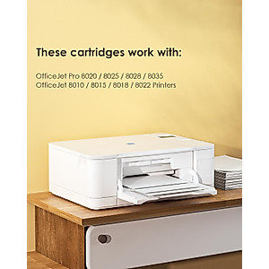 910 XL Ink cartridges Combo Pack Replacement for HP 910 XL 910XL Ink Cartridges for OfficeJet Pro 8020 8030 8025 8035 8028 OfficeJet 8022 8010 8015 (2 Black,1 Cyan,1 Magenta,1 Yellow)