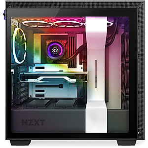 NZXT Kraken Z73 RGB 360mm - RL-KRZ73-R1 - AIO RGB CPU Liquid Cooler - Customizable LCD Display - Improved Pump - Powered by CAM V4 - RGB Connector - Aer RGB 2 120mm Radiator Fans (3 Included) Black