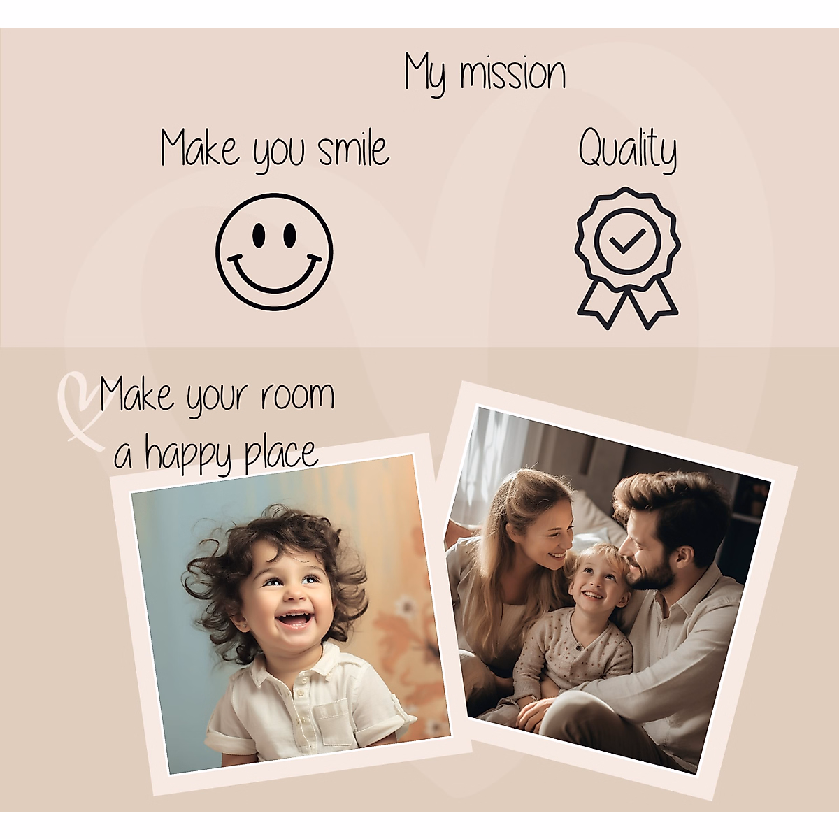 Lavema Nursery Wall Art Animals Neutral Decor - Posters (8 x 10 Unframed) - Cute Safari Prints for Kids Baby Room Decor - Jungle Animals Picture Set, beige