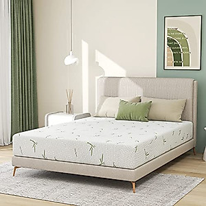 wOod-it Queen Mattresses, Memory Foam Mattress Queen Size Bed in a Box Cooling Gel Medium Firm CertiPUR-US (10 Inch)